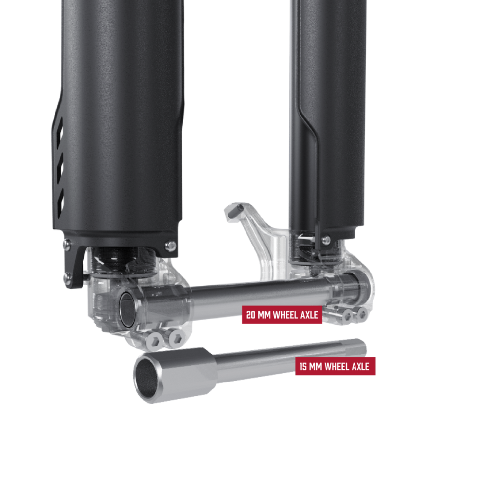 EXT VAIA FORK WHEEL AXLE - SBR Bike